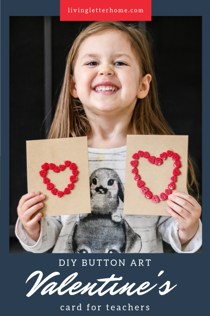 DIY Teacher Valentine's Day Card - Living Letter Home