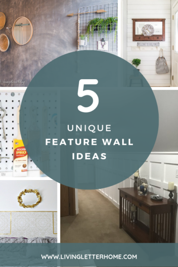 5 Must See Unique Feature Walls - Living Letter Home