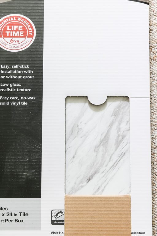 DIY Faux Marble Desk Chair Mat - Living Letter Home