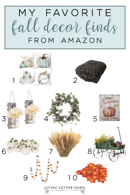Favorite Fall Decor from Amazon - Living Letter Home