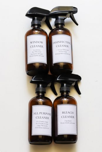 4 DIY Homemade Cleaners + Free Printable Labels That Actually WORK ...