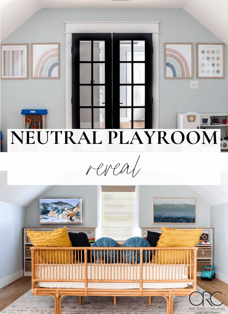 Neutral Playroom Reveal with Modern Boho Touches - Living Letter Home