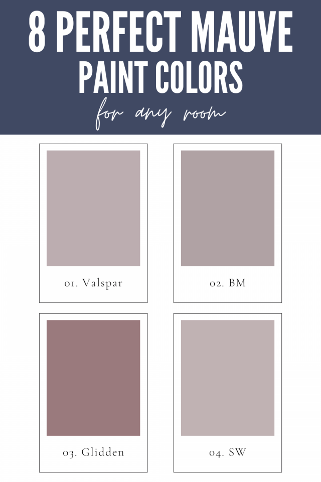 8 Amazing Mauve Paint Colors - Living Letter Home