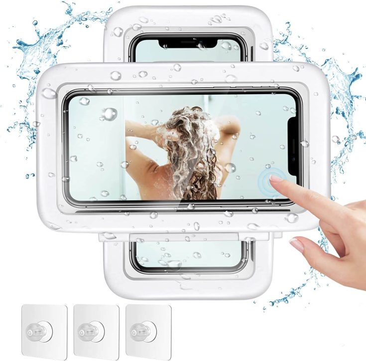 Is The Viral TikTok Shower Phone Holder Worth It? - Living Letter Home