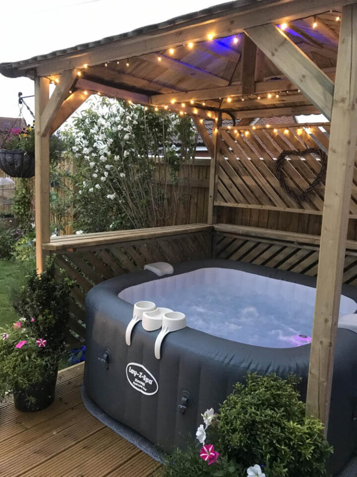 Inflatable Hot Tub Deck Ideas - Living Letter Home