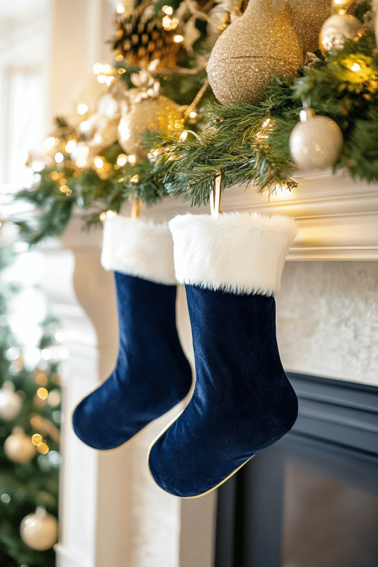 9 Navy Blue Christmas Decor Ideas to Elevate Your Holiday Home - Living ...